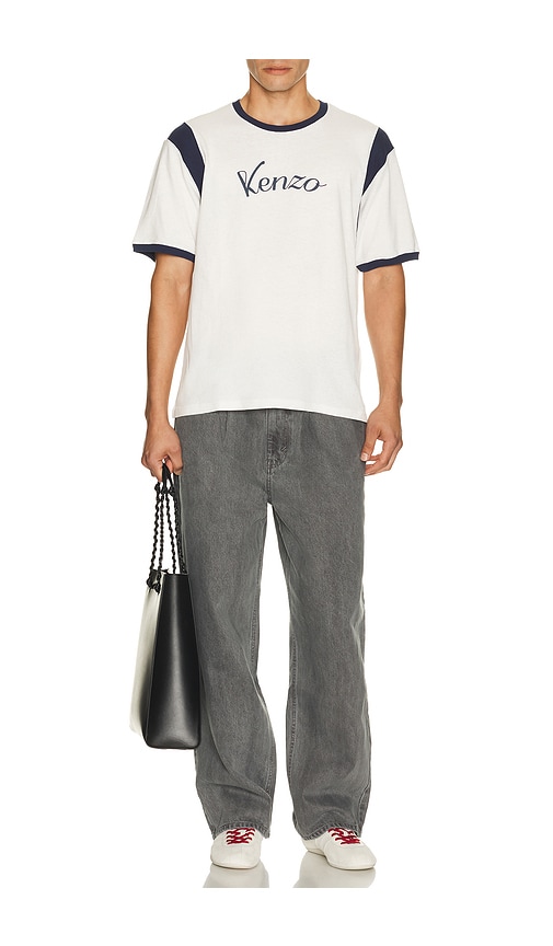 KENZO kenzo varsity classic t-shirt in white.